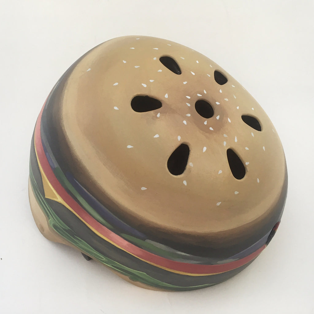 Hamburger Bike Helmet | Inkwell Helmets