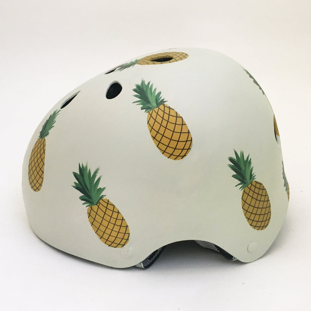 Pineapple Print Bike Helmet | Inkwell Helmets