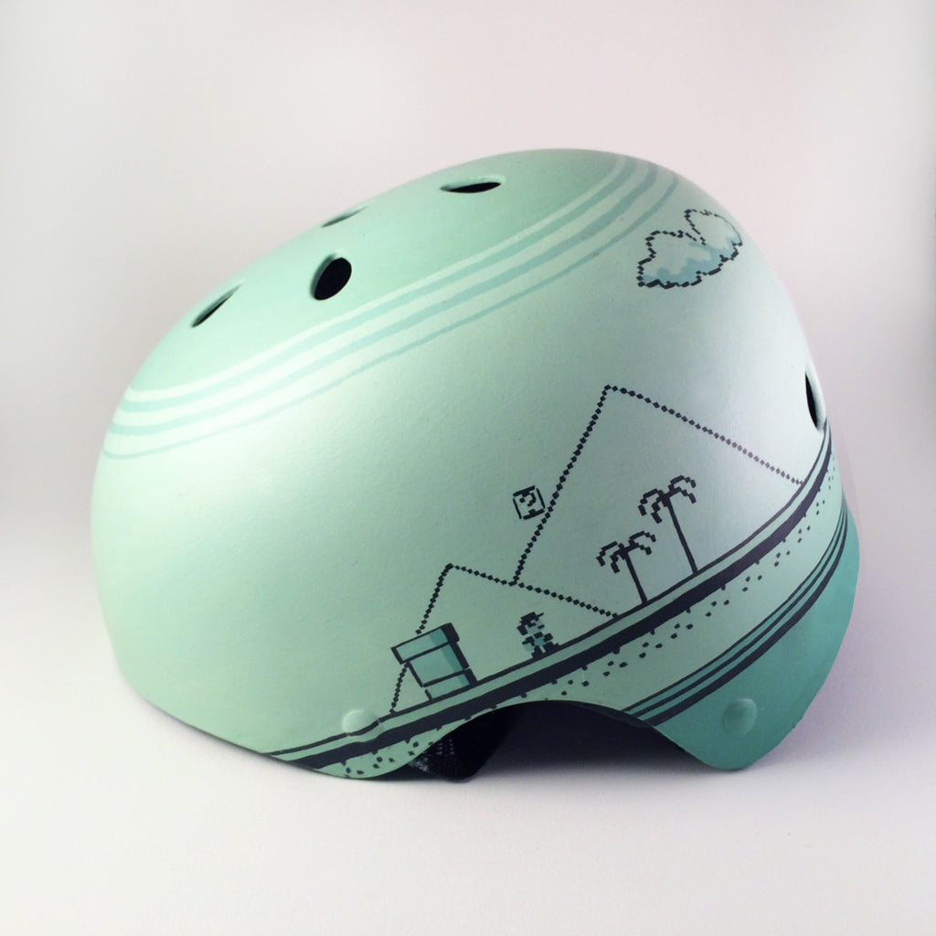 Super Mario Land Bike Helmet | Inkwell Helmets